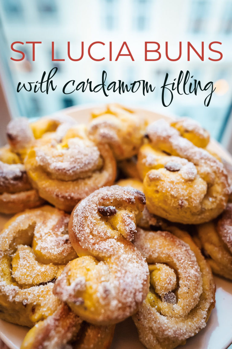St Lucia Buns (Lussekatter) with Optional Cardamom Filling ...