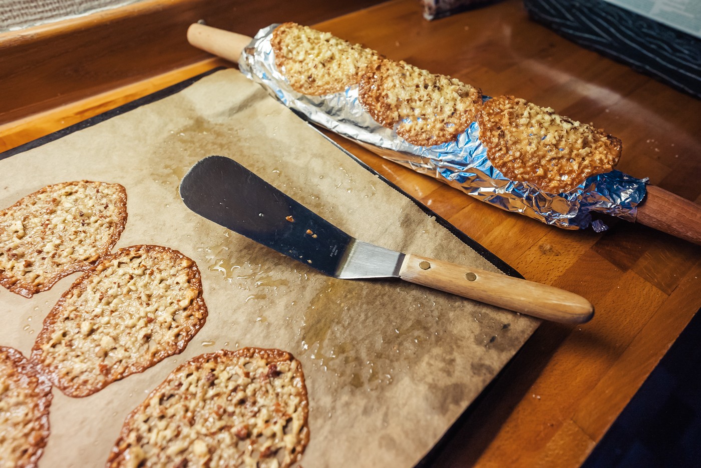 Mandelflarn - Norwegian Almond Lace Cookies - Scandinavian Cookbook