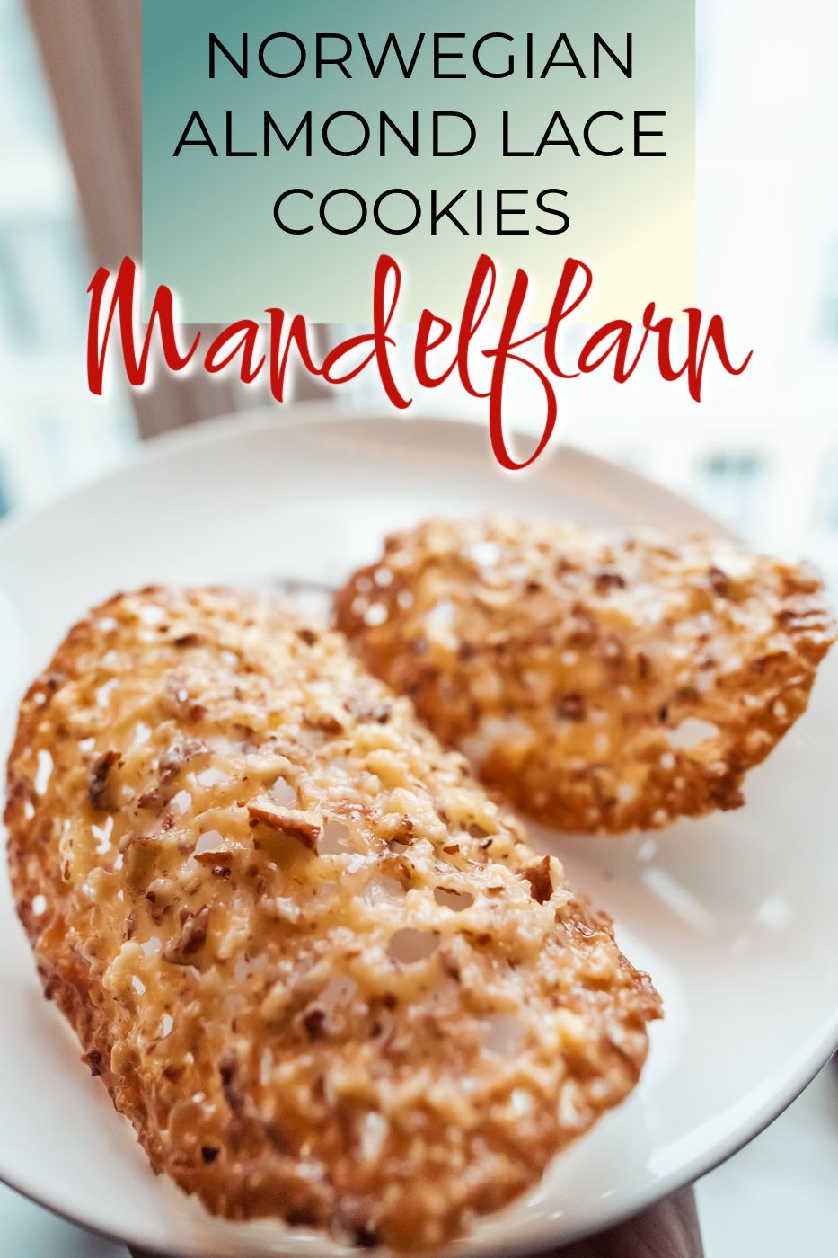 Mandelflarn - Norwegian Almond Lace Cookies - Scandinavian Cookbook