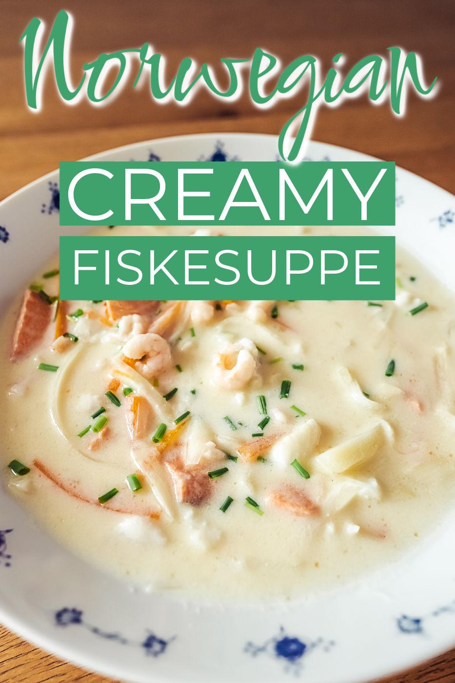 Fiskesuppe - Creamy Norwegian Fish Soup - Scandinavian Cookbook