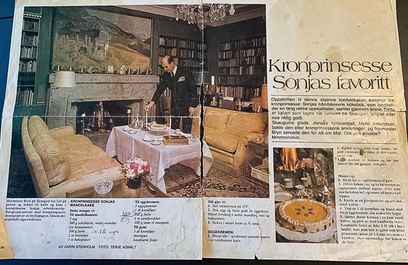 Suksessterte (Norwegian Almond "Success Cake") - Scandinavian Cookbook