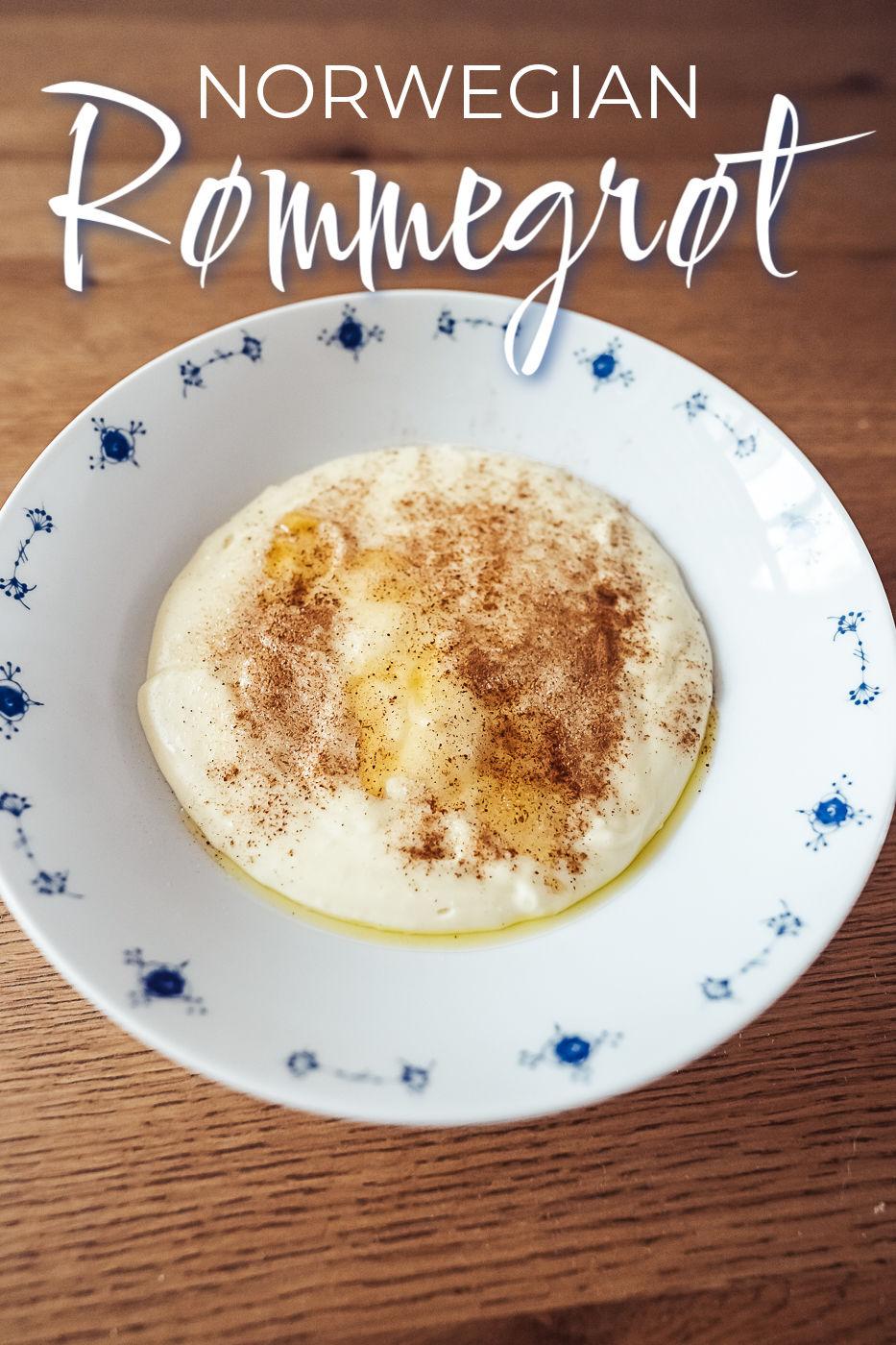 Rømmegrøt - Norwegian Sour Cream Porridge - Scandinavian Cookbook