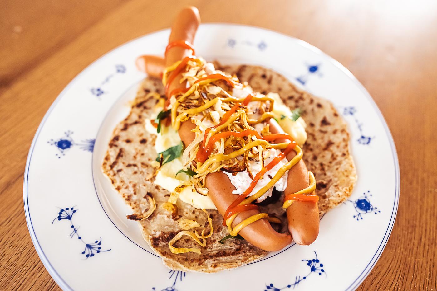 Lompe Traditional Norwegian Potato Flatbread