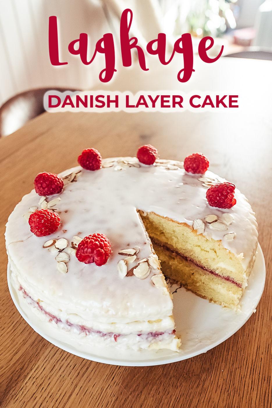 Lagkage (Danish Layer Cake) with Berries & Vanilla Cream - Scandinavian ...