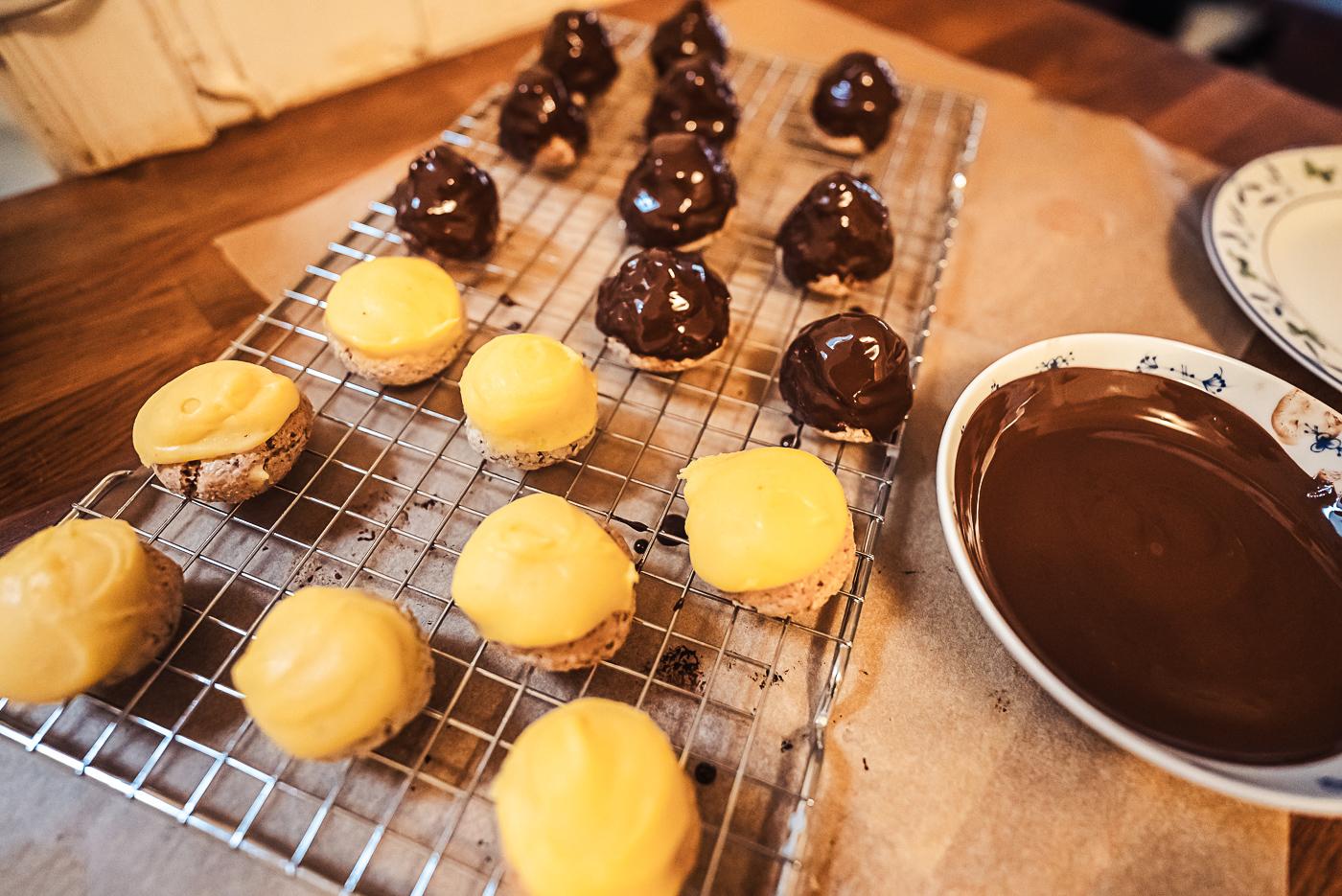Sarah Bernhardt Cookies with Yellow Cream - Scandinavian Cookbook