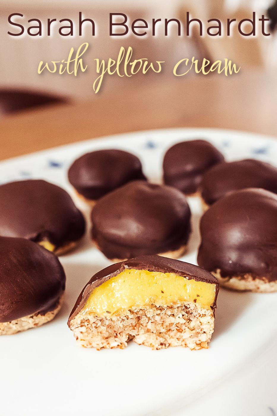 Sarah Bernhardt Cookies with Yellow Cream - Scandinavian Cookbook