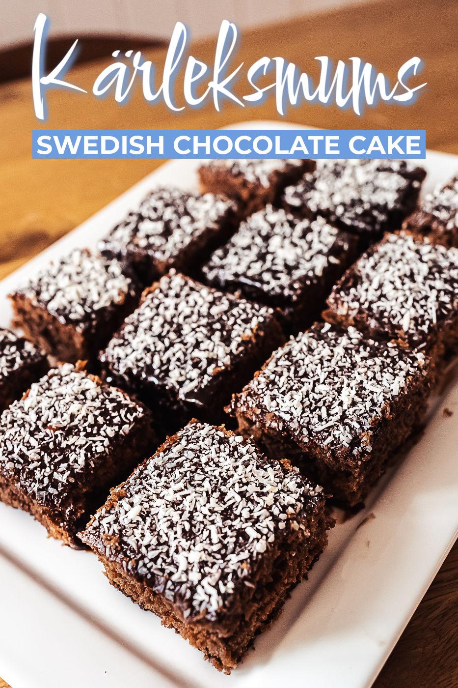 Kärleksmums (Swedish Chocolate Cake) - Scandinavian Cookbook