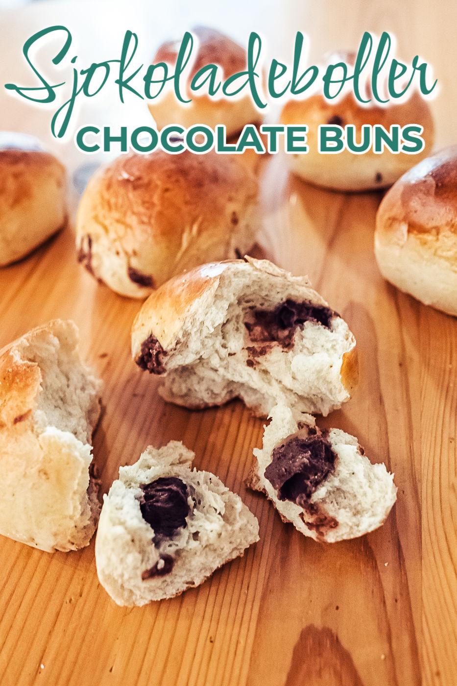 Scandinavian Chocolate Buns (Sjokoladeboller) - Scandinavian Cookbook
