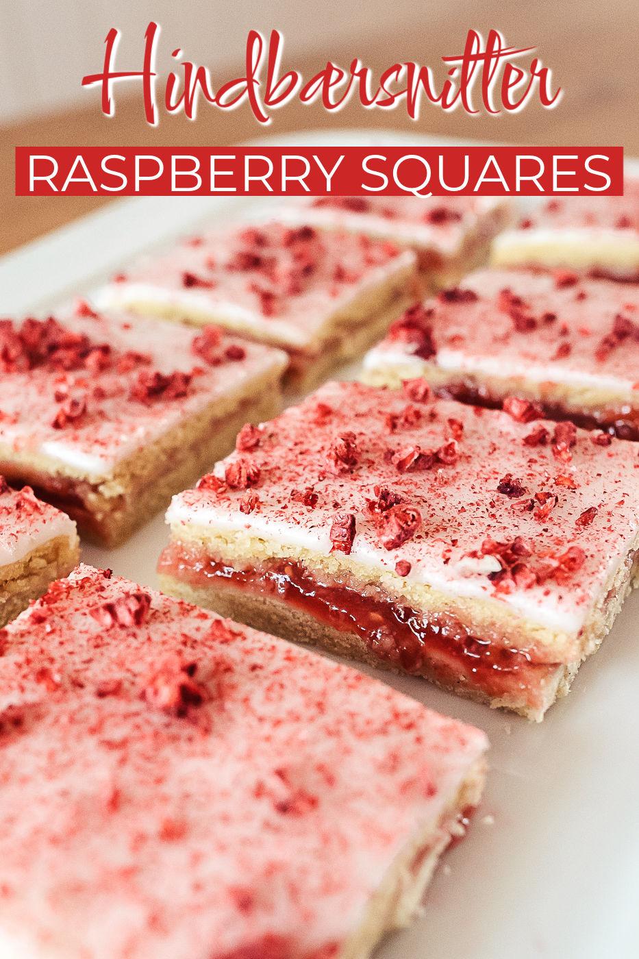 Hindbærsnitter (Danish Raspberry Squares) (Alexandertorte ...