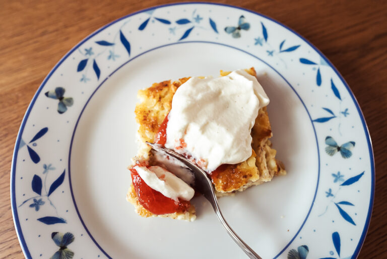 Småland Ostkaka (Swedish Cheesecake) - Scandinavian Cookbook