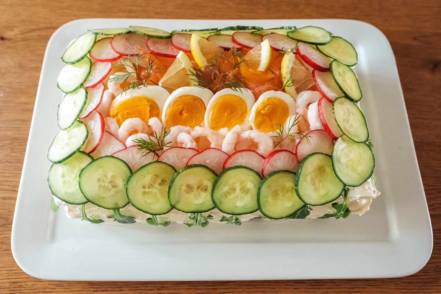 Smörgåstårta (Swedish Sandwich Cake) - Scandinavian Cookbook