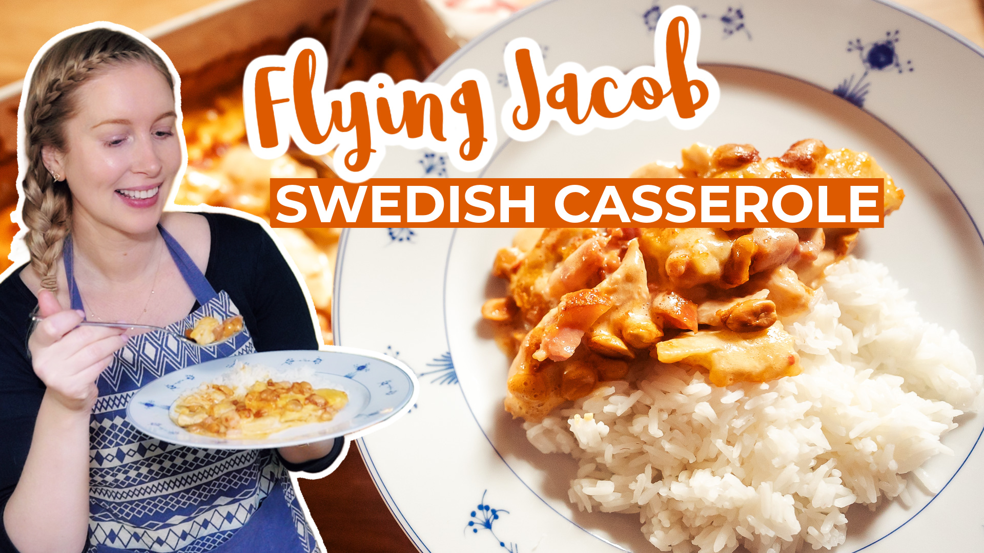 Flygande Jakob (Flying Jacob) Swedish Casserole - Scandinavian Cookbook