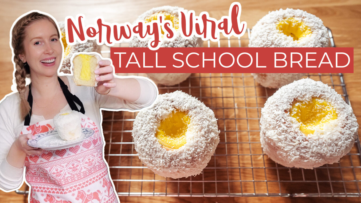 Skolebrød (Skoleboller) Norwegian "School Bread" Custard Buns ...