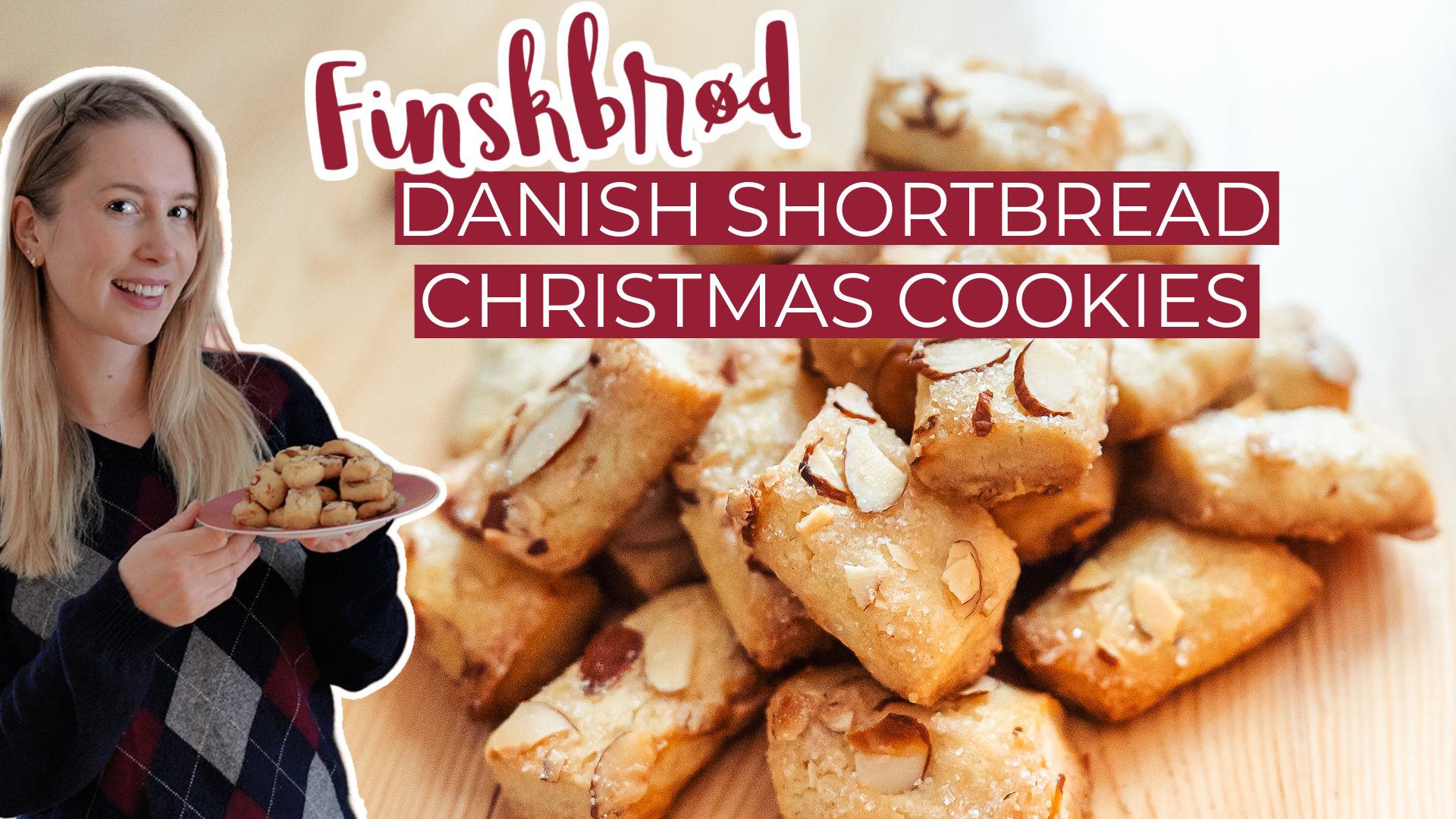 Finskbrød (Danish Shortbread Christmas Cookies) - Scandinavian Cookbook